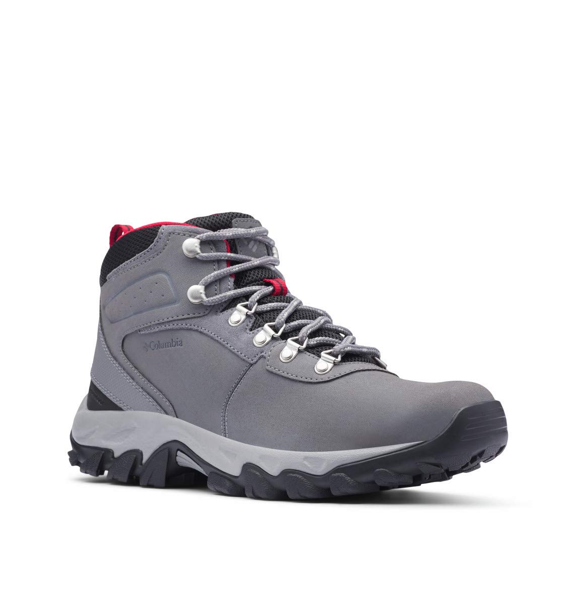 Columbia mens Newton Ridge Plus Ii Waterproof hiking boots, Ti Grey Steel/Rocket, 9 US