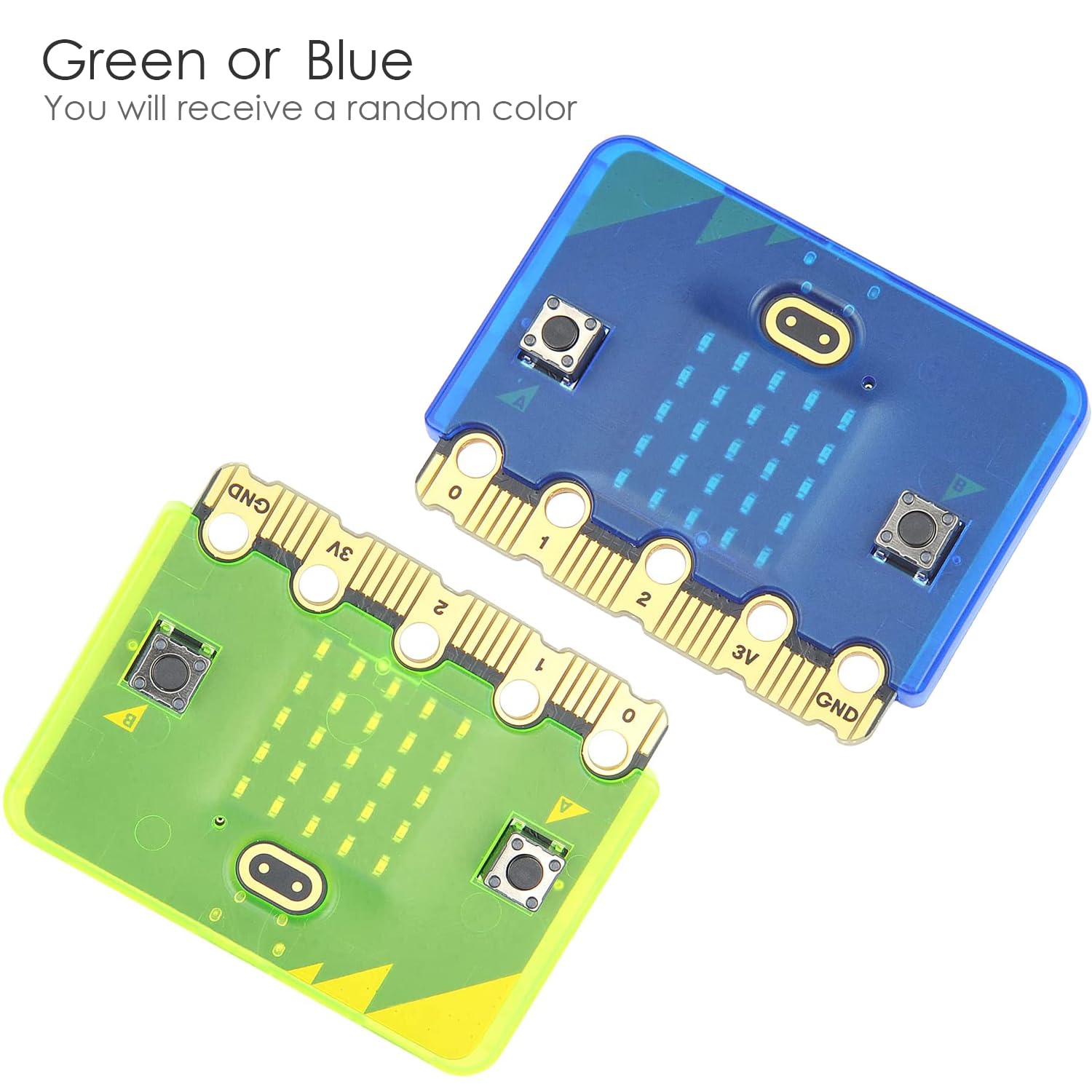 Micro:bit V2 Starter Kit with Silicone Protective Case, Built-in Speaker and Microphone (Includes BBC Micro Bit Official Latest Version V2.2 Board)