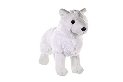Wild Republic Arctic Wolf Plush, Stuffed Animal, Plush Toy, Gifts for Kids, Cuddlekins 12"