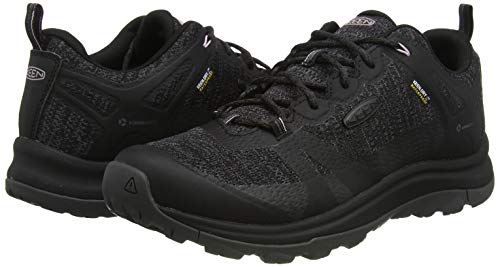 KEEN Women's Terradora 2 Waterproof Low Height Hiking Shoes, Black/Magnet, 9 US