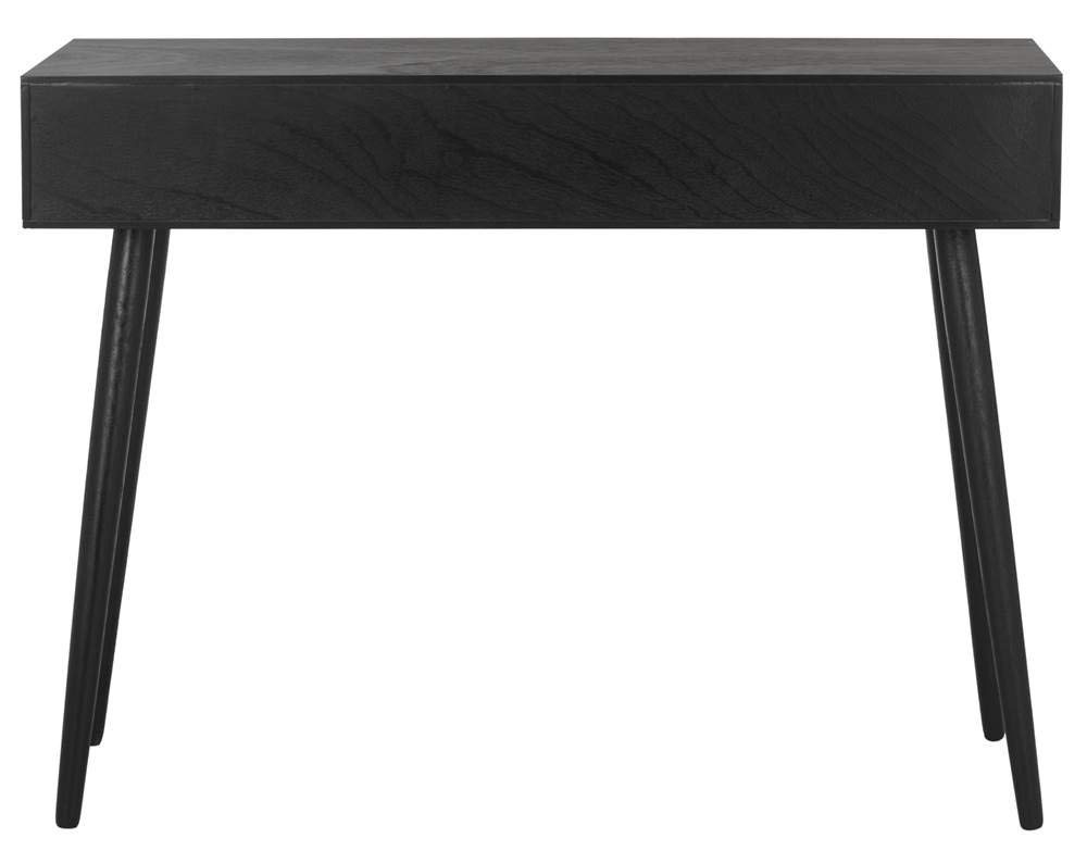 Safavieh Home Albus Mid-Century Modern Black 3-drawer Console Table