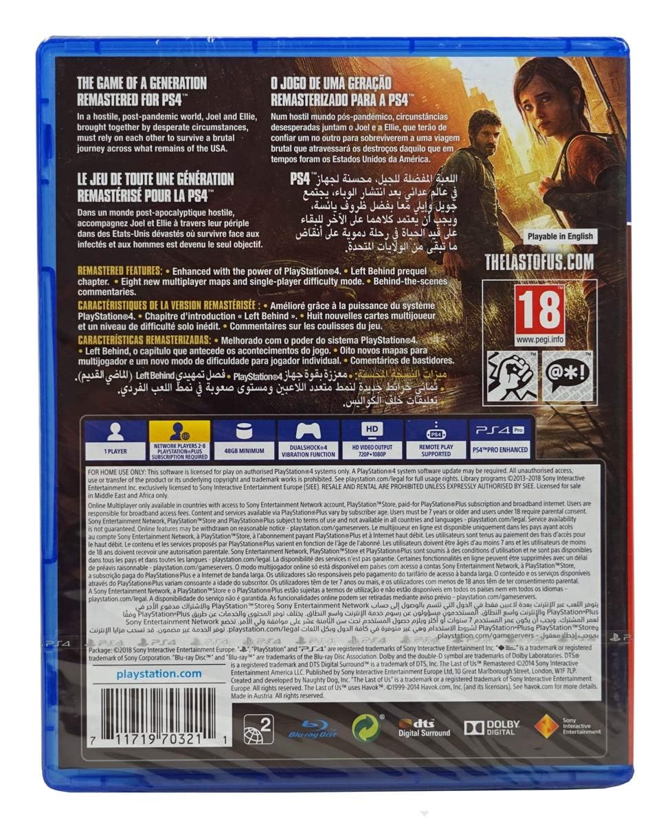 The Last of Us Remastered PS4