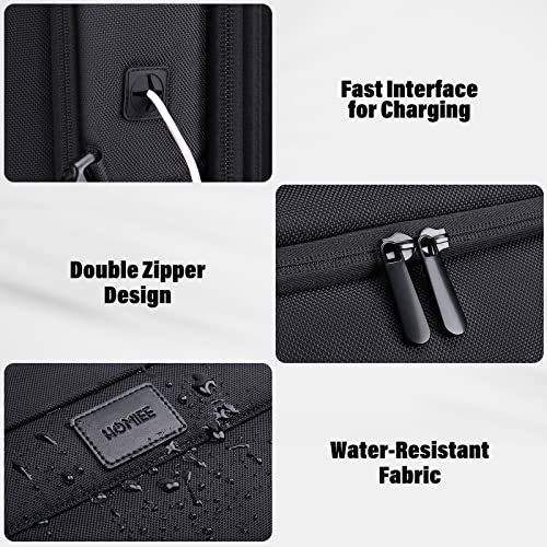 HOMIEE Carry On Luggage 22x14x9 Airline Approved Travel Laptop Backpack, 50L Expandable Suitcase Extra Large Daypack Weekender Overnight Duffel Bag Fits 17.3/18 Inch Computer