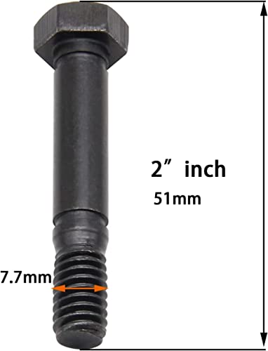 Huarntwo 10Pack 52100100 521001 Shear PINS & Bolts for Ariens Snowthrower