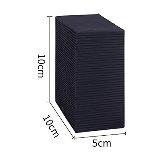 Mekek Activated Carbon Aquarium Filter, Fish Tank Cleaner Cube Honeycomb Structure Charcoal Deodorant Water Purifier, Aquarium Water Purifier Cube for Fish Tank, Ponds Small 10x10x5cm