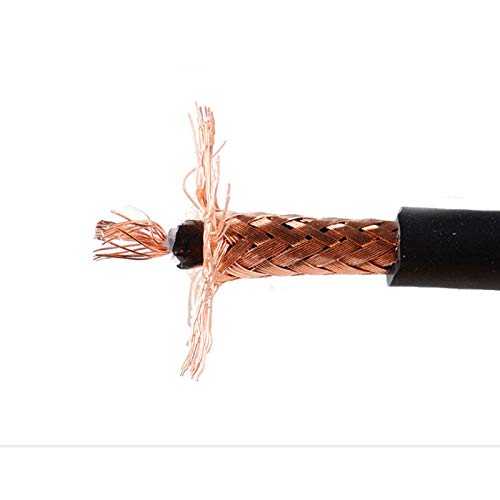 SAPHUE Guitar Patch Cable Guitar Bass Effect Pedal Cables, Solderless Pedalboard Cable Kit,10ft Cable 10 Tip Connectors Solderless Make 5 DIY Custom Patch Cables(Straight Plugs Solderless Kits)