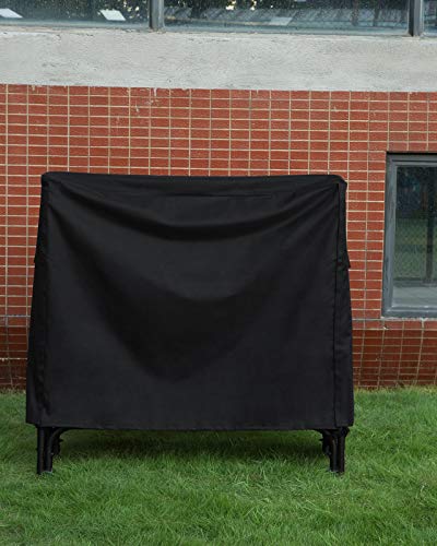 GASPRO 4FT Firewood Rack Outdoor with Cover, Includes Thickened & Widened Rungs, Heavy Duty Log Rack Wood Holder, Easy to Assemble