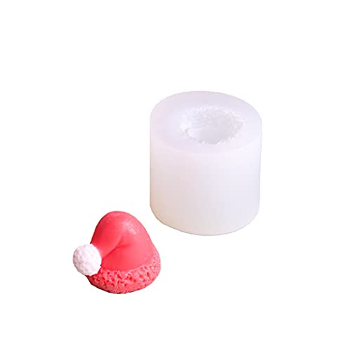 Christmas Hat Plaster Epoxy Resin Mold Candle Soap Silicone Mould DIY Mold Kit for Resin