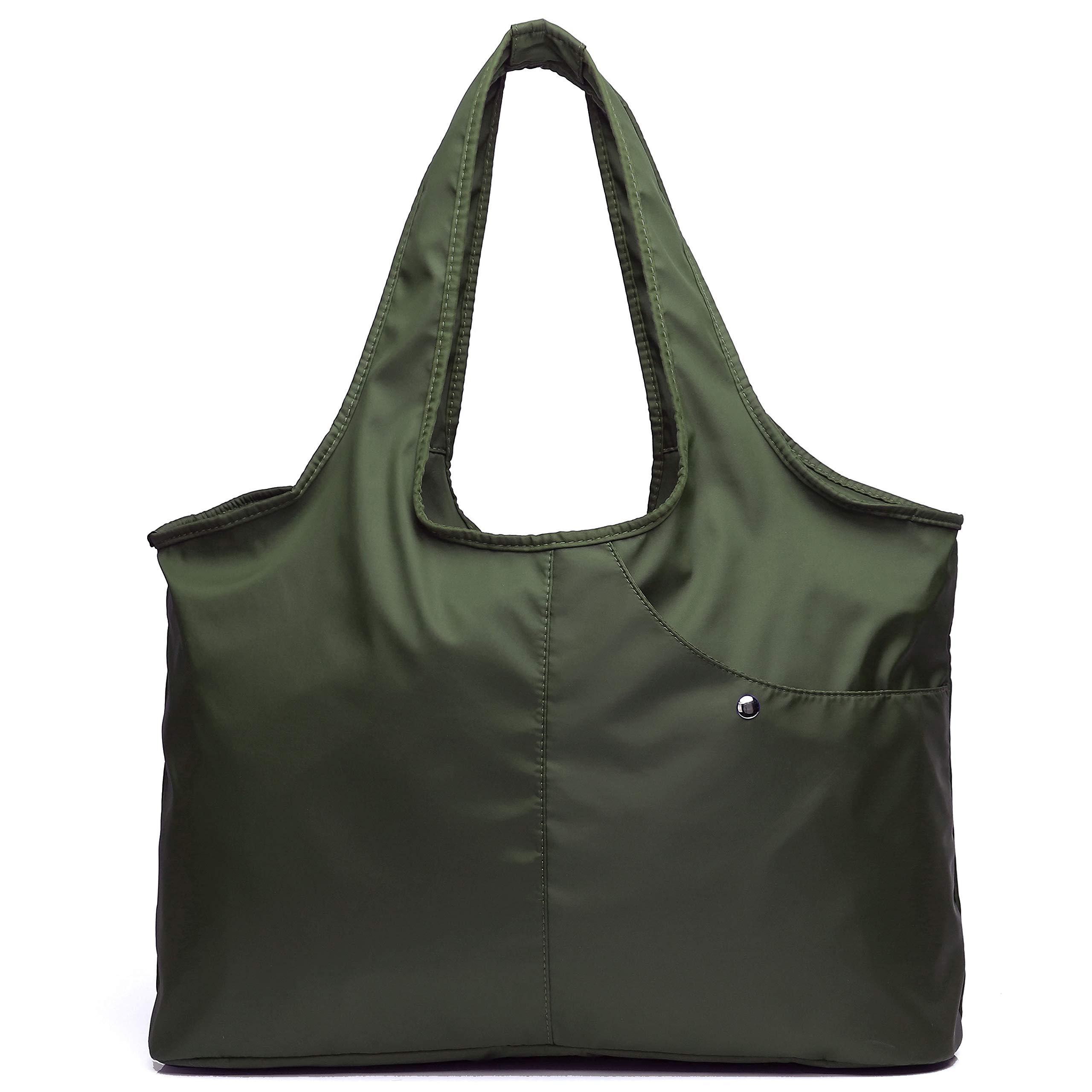 Women Fashion Large Tote Shoulder Handbag Waterproof Tote Bag Multi-function Nylon Travel Shoulder