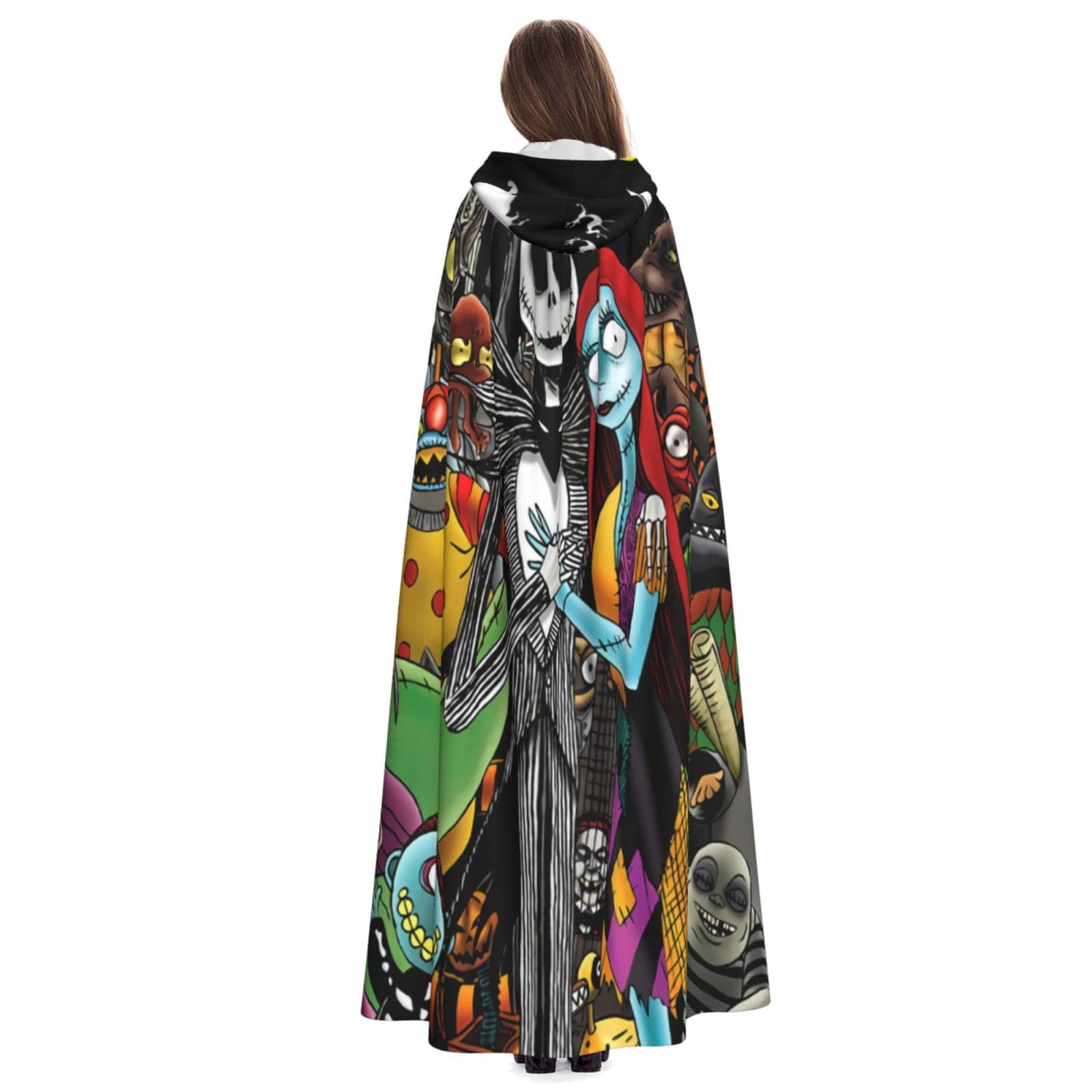 Christmas Hooded Cloak Cape for Halloween Cosplay Costumes Unisex