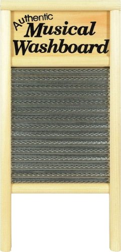 Columbus Washboard 2133-M Authentic Musical Spiral Stainless Washboard (Pine 8-5/8x18 Inches)