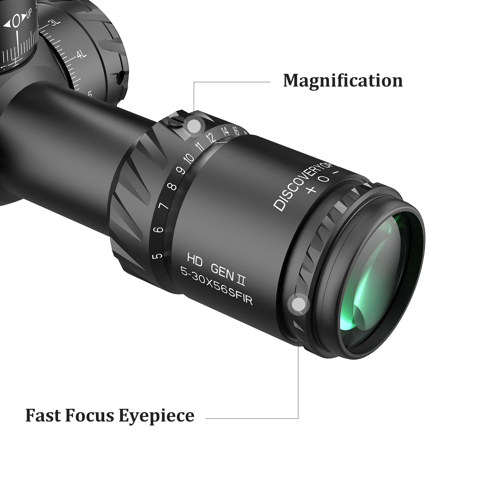 DISCOVERYOPT HD 4-24x50 FFP First Focal Plane (FFP) High Definition Rifle Scope with Red Illuminated MRAD Reticle Optical, Zero Stop Hunting Scope with Free 2* Scope Mount…