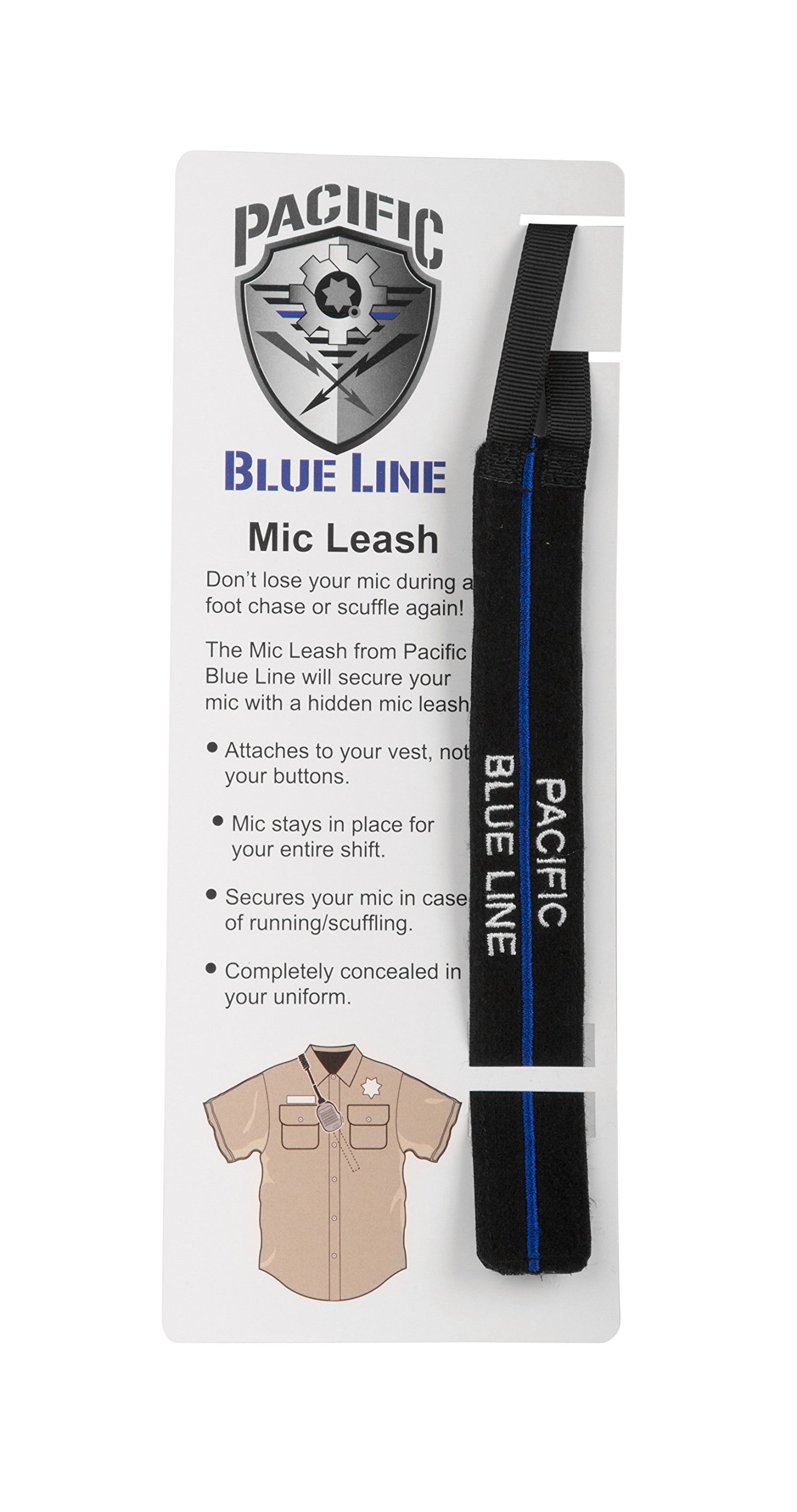 Tactical Mic Leash - Mic Loop Keeps Lapel Mic in Place for Police/Law Enforcement Radio