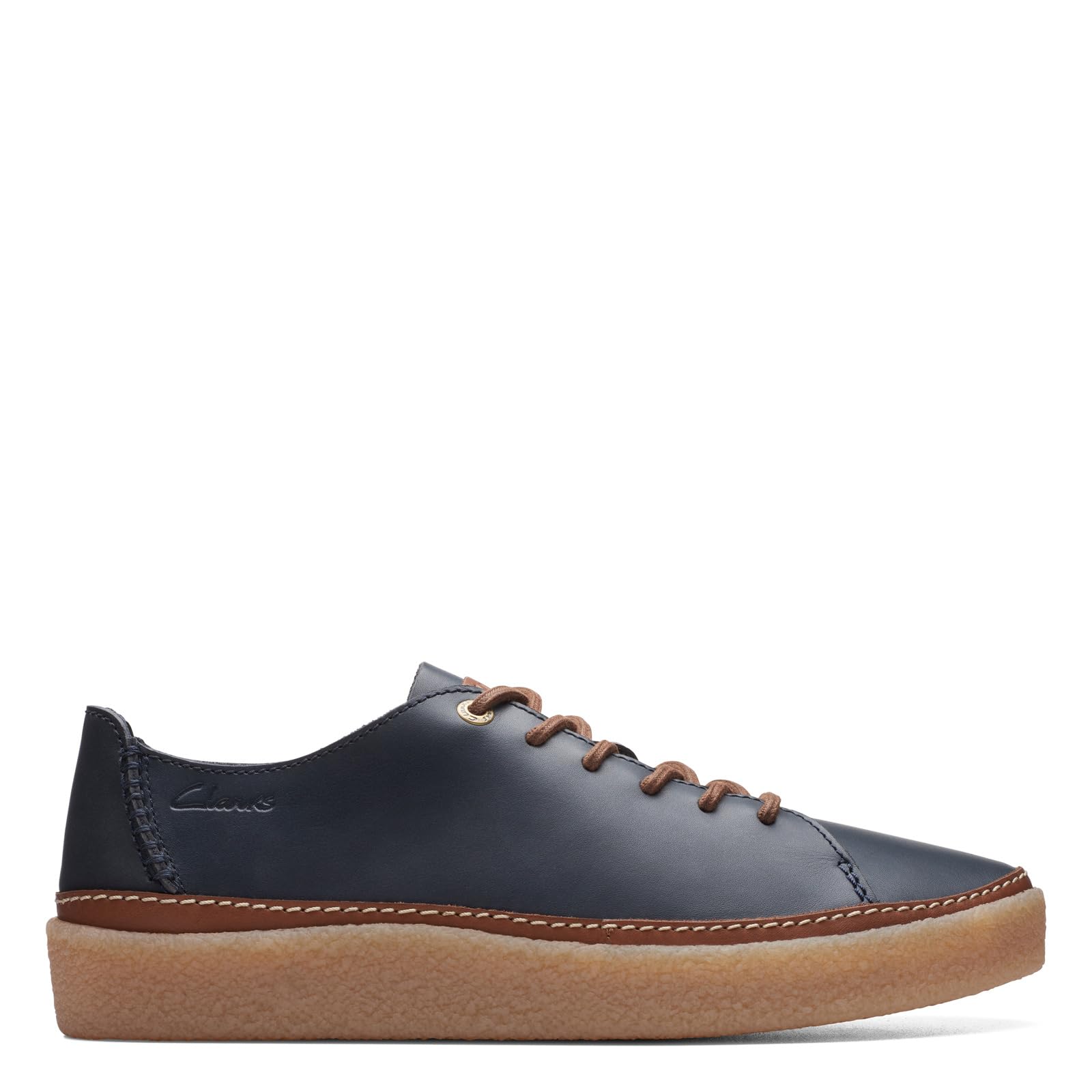 Clarks Men's Oakpark Low Oxford, Navy Leather, 10