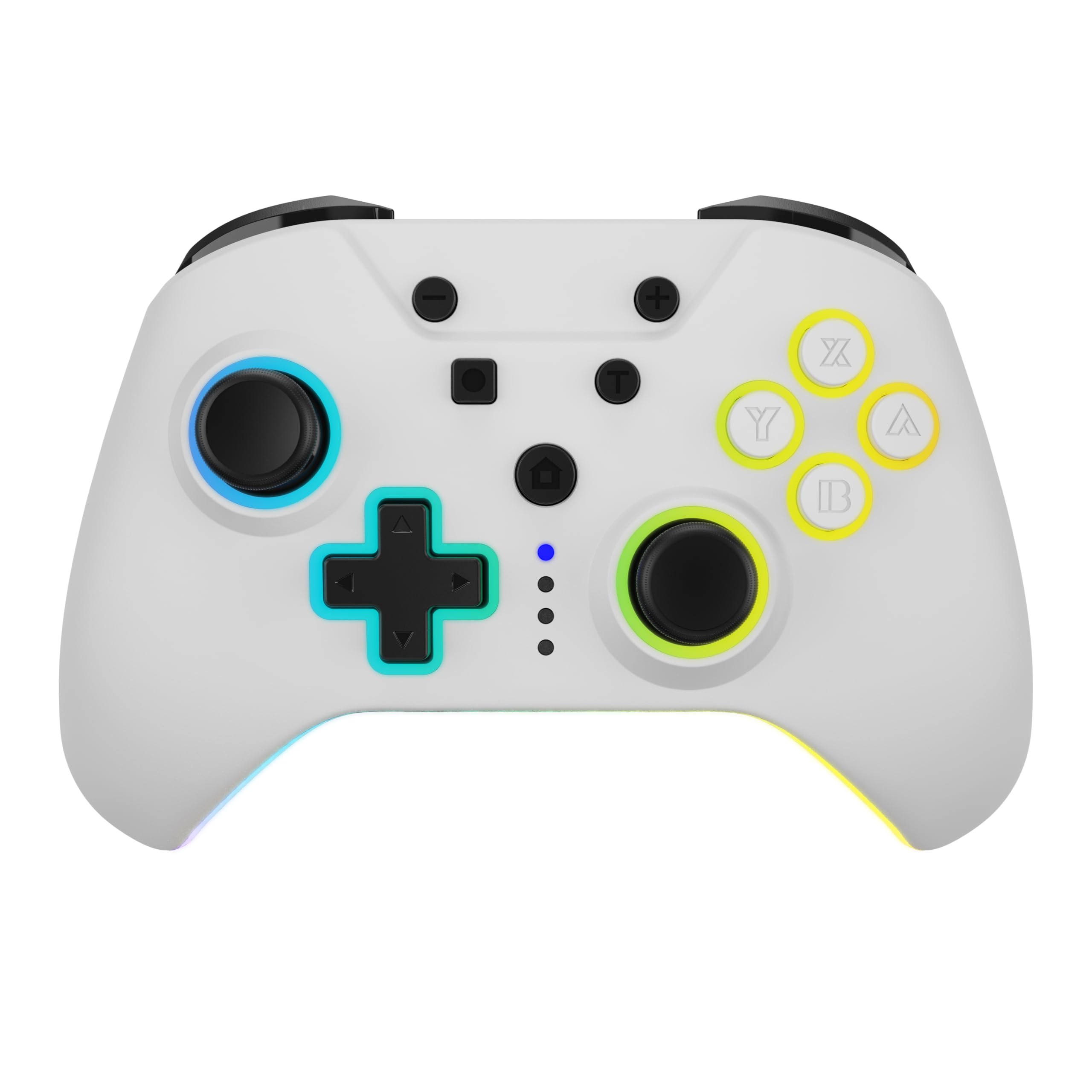 Hyperkin Armor3 NuRival Wireless Hall Effect Stick Game Controller For Nintendo Switch® OLED Model/Nintendo Switch® / Nintendo Switch Lite® (White)