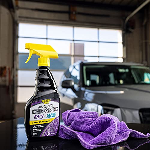 Invisible Glass 92183 16-Ounce Hybrid Ceramic Rain Repellent and Glass Cleaner Clean and Protect Automotive Windows and Windshields, Pack of 1