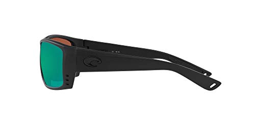 Costa Man Sunglasses Tiger Shark Ocearch Frame, Blue Mirror Lenses, 61MM