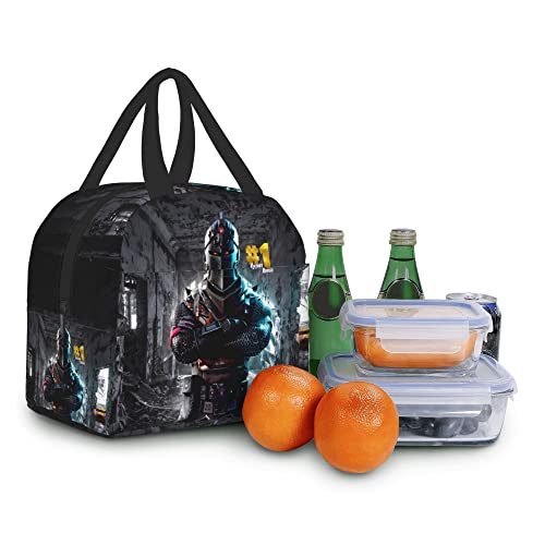 UNYDSVA Game Role Style Lunch Bag Cooler Bag Portable Insulated Lunch Bag Waterproof Tote Bento Bag Lunch Tote B