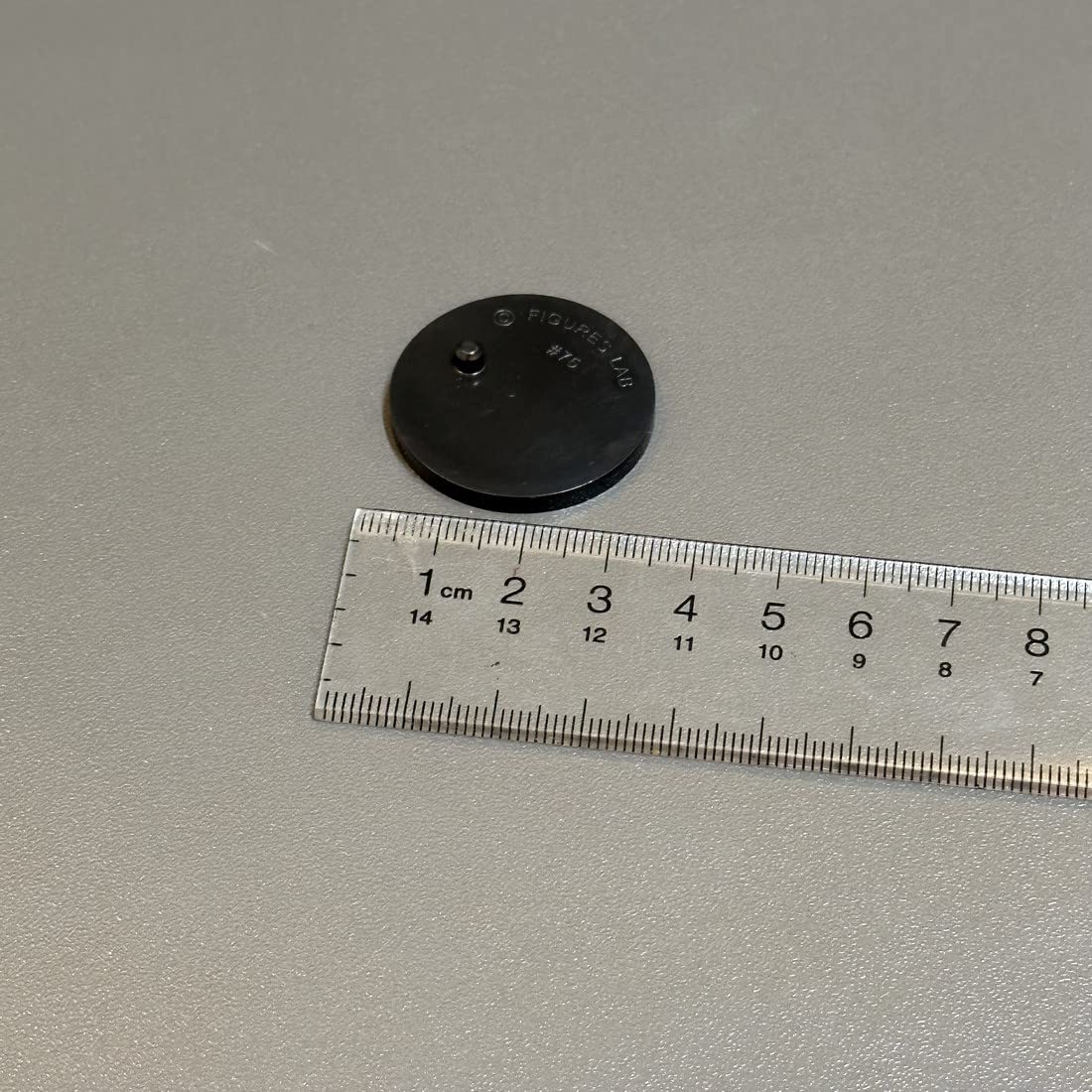 FIGURESLAB 60 Pieces 32mm wide Round Black Model Display Stands Fit for 3.75” Vintage Gi Joe Action Figures toy