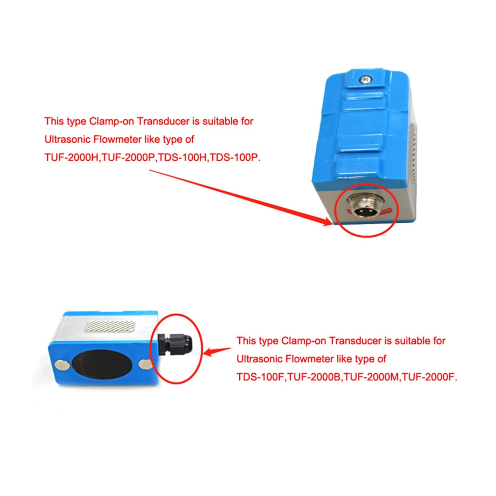 High-Precision Ultrasonic Flowmeter TUF-2000H TDS-100H Flowmeter Sensor TS-2(DN25~100mm)/TM-1(DN50~700)/TL-1-HT Ultrasonic Flow Meter Transducer Accessories with Widely Used (Color : Ultrasonic Cable