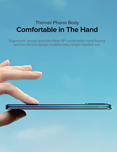 Ulefone Unlocked Cell Phones, Note 9P Octa-Core Unlocked Smartphone, 6.52" Waterdrop Full-Screen, Triple Rear Camera, Dual SIM 4G Phones, 4500mAh, 4GB+64GB, Face ID, Android 11 Mobile Phone - Green