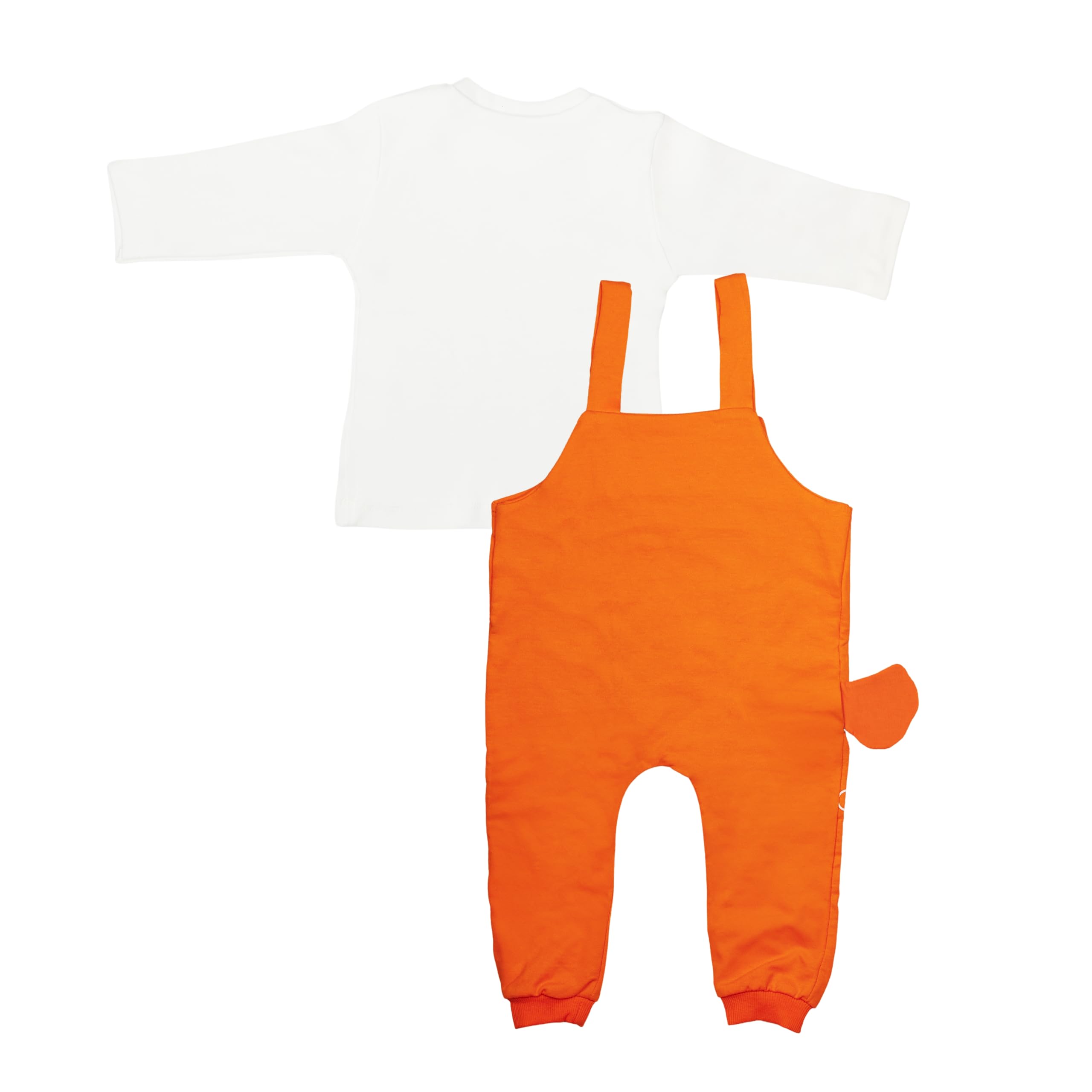 Finding Nemo Cotton Baby Overall Romper With Long Sleeve Tshirt For Newborn Infant β 2 PIECES - Boy Girl (as1, age, 18_months, 18-24 months)