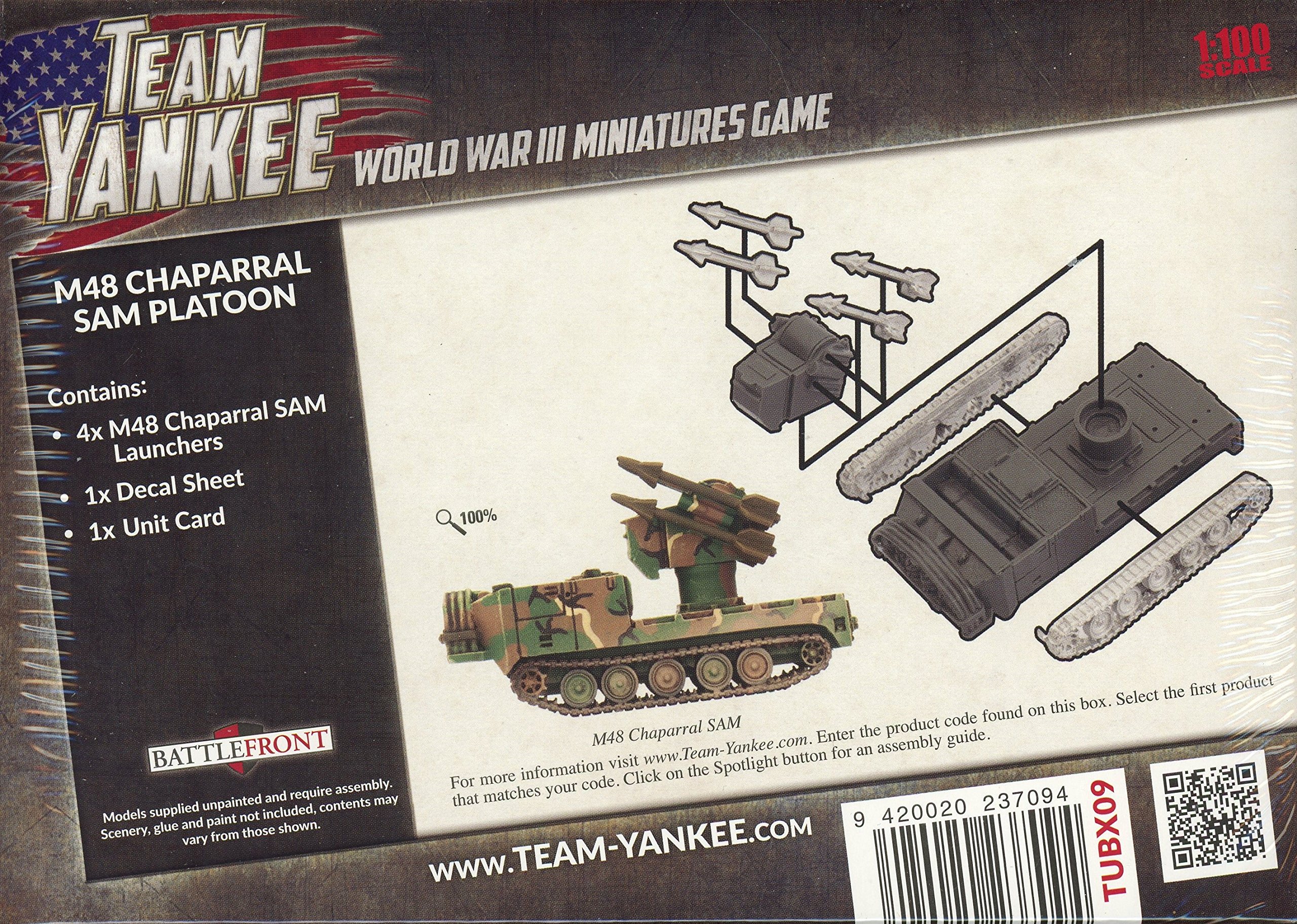 Team Yankee: M48 Chaparral Sam Platoon - TUBX09