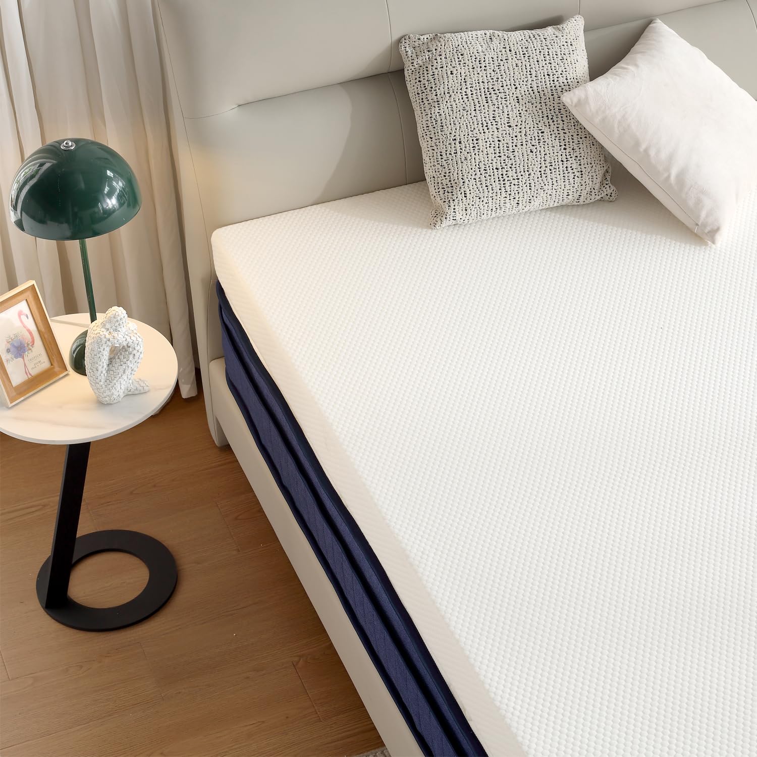 Gwydre 3Inch Topper Mattress,Memory Foam Mattress,High Density Ventilated Memory Foam Bed Mattress Topper,with Removable & Washable Cover (Full)
