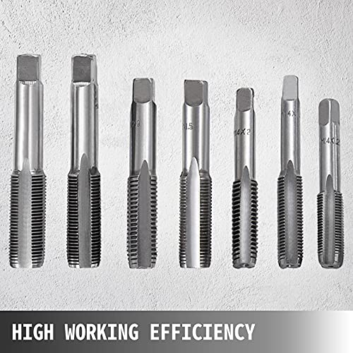 Happybuy 110Pcs Tap and Die Set, Include Metric Tap and Die Set M2-M18, Tungsten Steel Titanium Tap & Die Sets With Storage Case, Large Tap and Die Set For Cutting External & Internal Threads