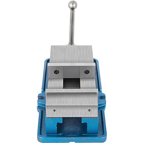Happybuy 4 Inch ACCU Lock Down Vise Precision Milling Vise 4 Inch Jaw Width Drill Press Vise Milling Drilling Machine Bench Clamp Clamping Vice(4")