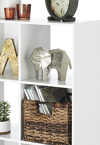 Whitmor 9 Cube Wood Storage Organizer - White (6422-8859-WHT-BB)