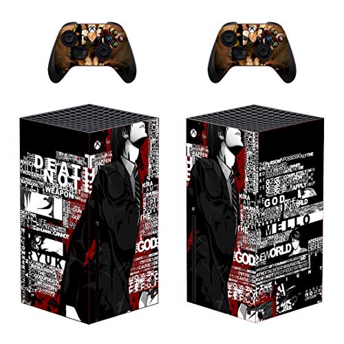 Dead Book Stickers Decals Skin for X-box-One-Series X, Cover Protector Wrap Durable Full Set Protection Faceplate Console by KAJAL MANI