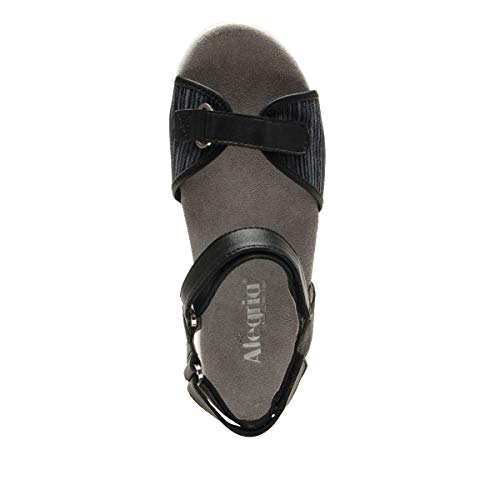 TRAQ by Alegria Qali Womens Smart Walking Shoe Black 8 M US