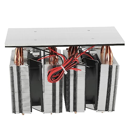 XD-6038 Semiconductor Refrigeration ,12V/240W Low Noise Electronic Semiconductor Refrigeration Kit,4- Tube Radiating,Semiconductor Refrigeration Cooling Systemfor Refrigerator Heat Dissipation.
