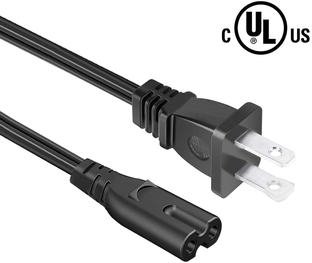 DIGITMON Replacement 15FT US 2Prong AC Power Cord Cable for Okin Electric Recliner or Liftchair Lift Chair