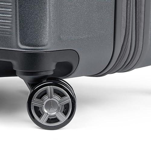 Travelpro Platinum Elite Hardside Expandable Spinner Wheel Luggage TSA Lock Hard Shell Polycarbonate Suitcase, Vintage Grey, Checked Large 28-Inch