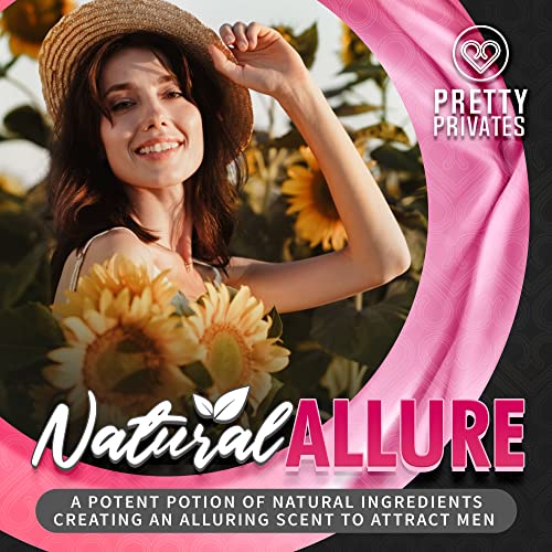 Pretty Privates Pheromone Perfume for Women - Premium Pheromones to Attract Men - Captivating, Sultry Scent Keeps Men Interested - 0.34oz