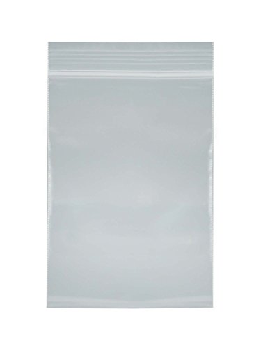 THECLIP.COM 100 Pack, 4x6, 2MIL, Transparent Reclosable Poly Bags