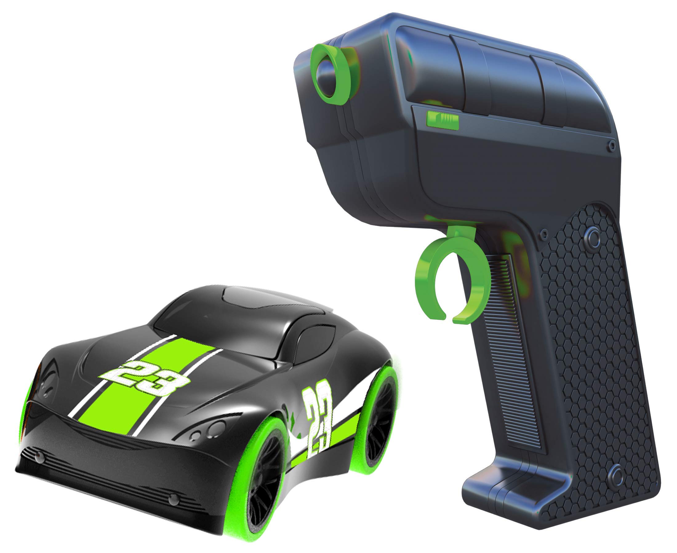 Tracer Racers Second Generation 2.4 GHz R/C High Speed Radio Control 1:64 Scale Race Add-on Car - Green