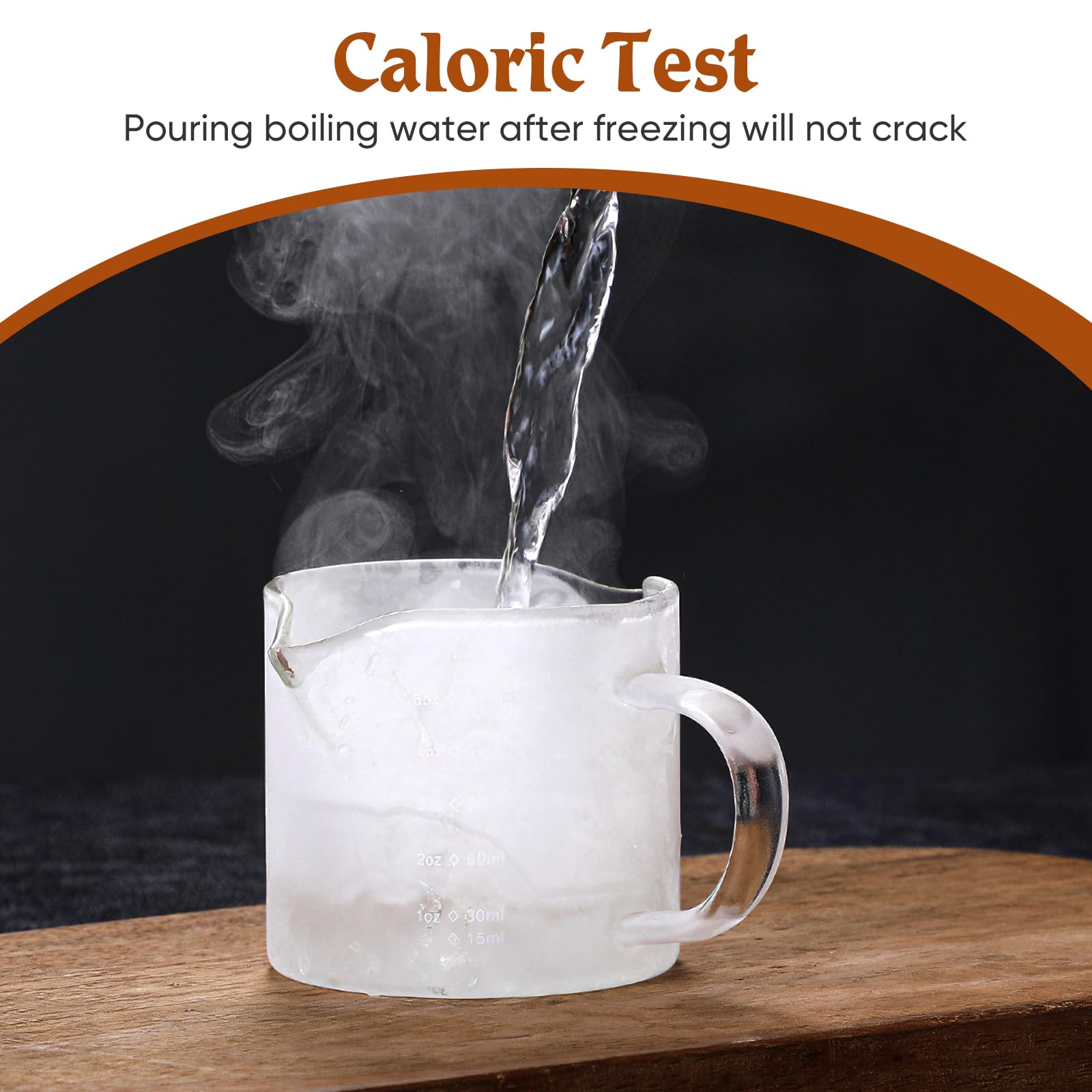 HOLIDYOYO Small Glass Pitcher Creamer Pitcher Tea Pitcher Coffee Milk Creamer Pitcher Milk Frothing Pitcher Sauce Pitcher Creamer Jug Serving Pitcher for Tea Maple Syrup 150ml