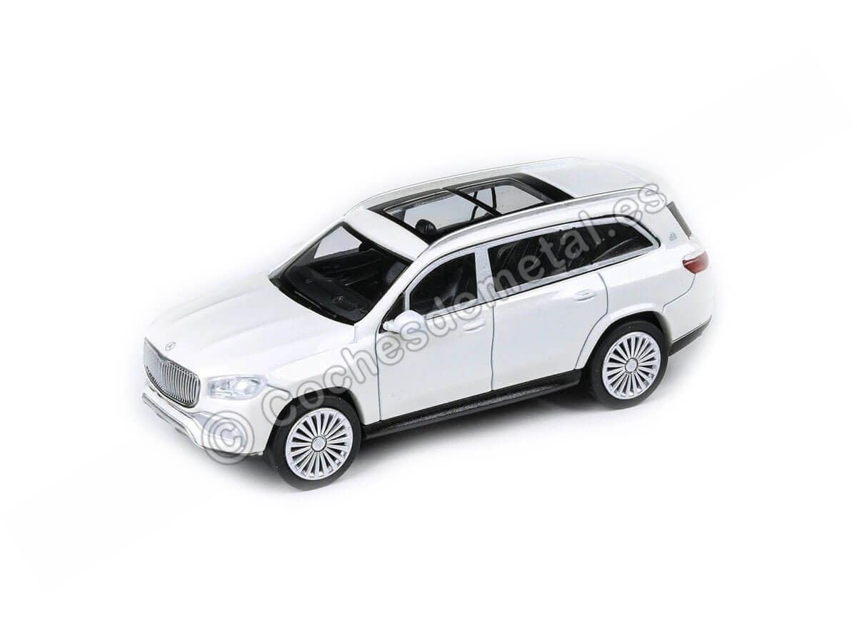 Paragon Mercedes-Maybach GLS 600 with Sunroof White Metallic 1/64 Diecast Model Car