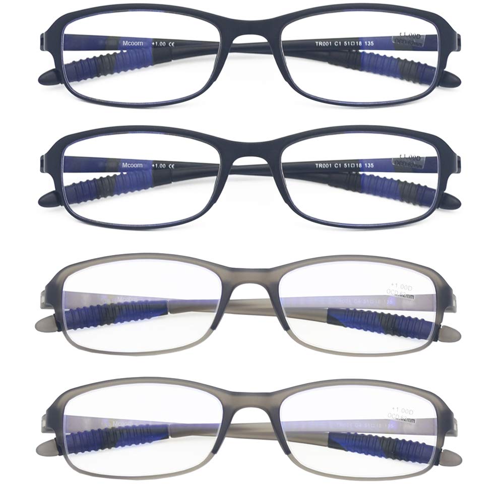 Computer Blue Light Blocking Reading Glasses(Flexible and Lightweight) UV Protection Readers Anti Eyestrain for Women Men