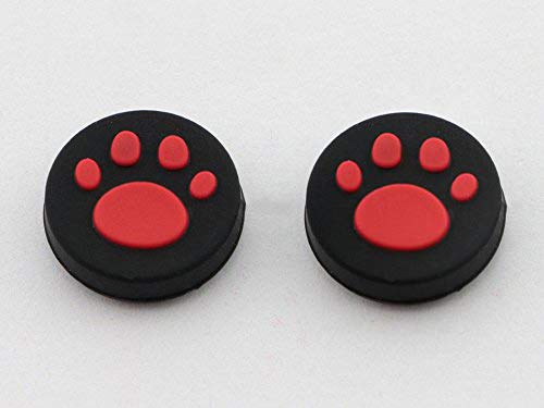 Silicone Joystick Caps Thumb Stick Analog Grip Cover Case Cap for PS Vita PSV 2000 PSV 1000 Controller (Red)