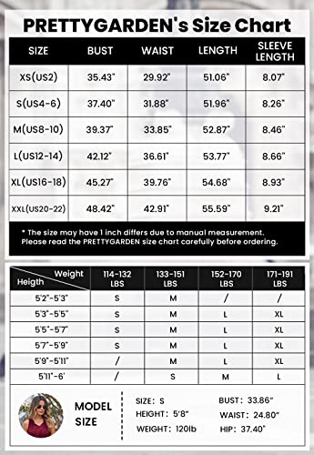 PRETTYGARDEN Women's Summer Wrap Maxi Dress Casual Boho Floral V Neck Short Sleeve Ruffle Hem Split Beach Long Dresses (Black Polka Dot,X-Large)
