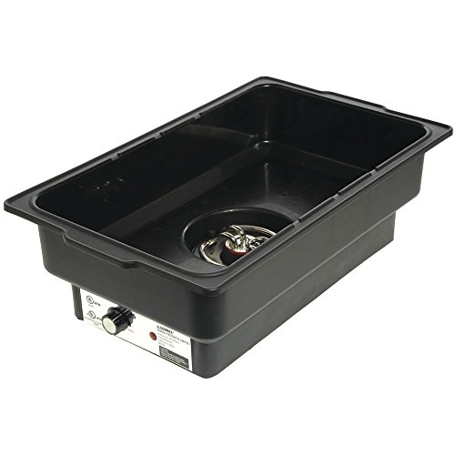 Electric Water Pan Full Size Black Metal - 22 1/2"L x 13 1/2"W x 7 3/8"H