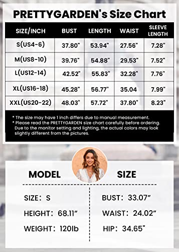PRETTYGARDEN Women's Floral Lace Maxi Dress 2023 Short Sleeve V Neck Bridesmaid Wedding Evening Party Dresses (Apricot,Medium)