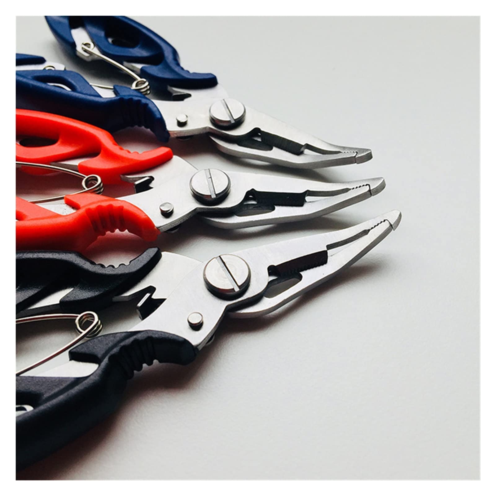 DFSYDS Luya Pliers-Multifunctional Fishing Pliers Scissors Braided Line Bait Knife Hook Remover Fishing Tackle Tools (Color : Orange)