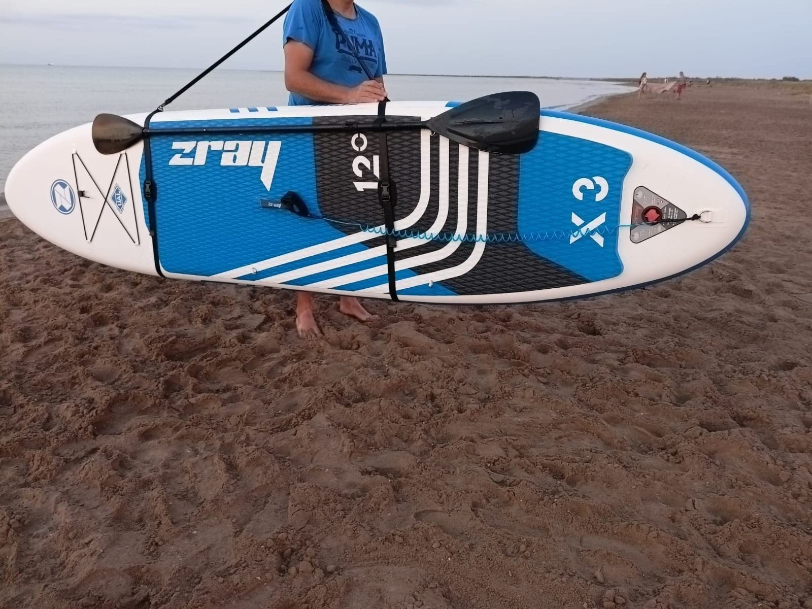 DEEALL Kayak Carry Strap Portable Stand up Surfboard Shoulder Strap Paddleboard Canoe SUP Carring Strap Adjustable Nylon Carry Belt