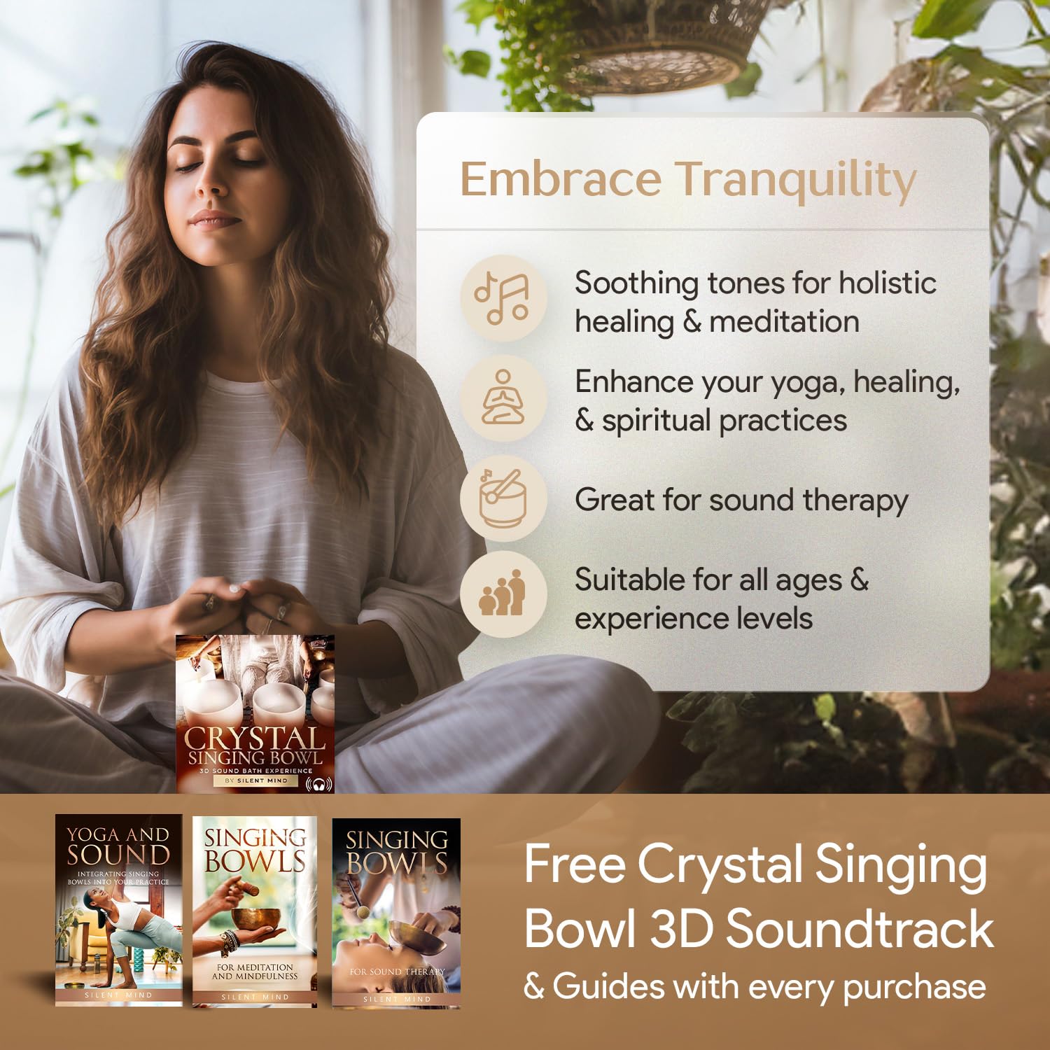 Tibetan Singing Bowl Set β Authentic Hand-Tuned Sound Bowl for Meditation β Complete Meditation Bowl Kit with Cushion, Mallet & Guide β Perfect Tibetan Bell for Yoga, Relaxation, & Sound Healing