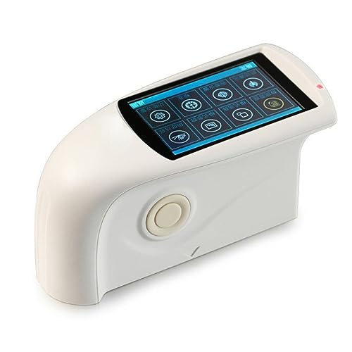 KYKYK Colorimeter, Glossmeter HG60 Digital Marble Gloss Meter for Stone Reading Range 0~300 GU Portable High-Precise Digital Color Analyzer